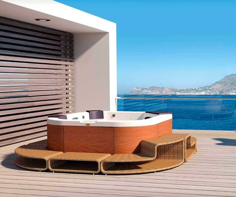 Spa Jacuzzi® 3 à 4 places - Delfi - Vente et installation de spas ...